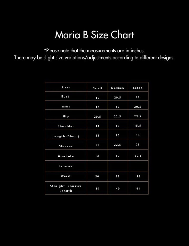 Size: Medium, Maria B 3 Piece Lawn Suit, Pakistani Women Dress, Indian ...