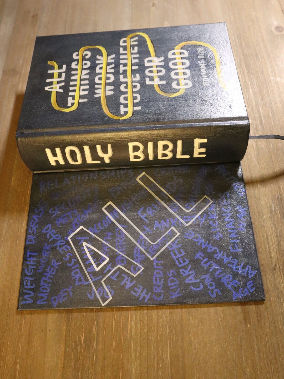ESV Story of Redemption Bible With Hand Painted Cover and Edge Box Set ...