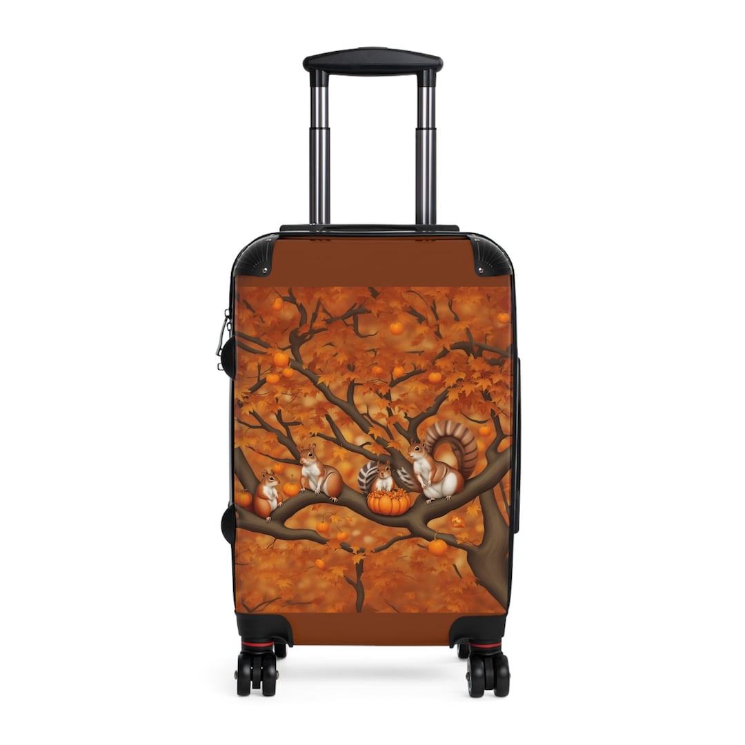 Autumn Squirrels' Paradise: Suitcase - Etsy