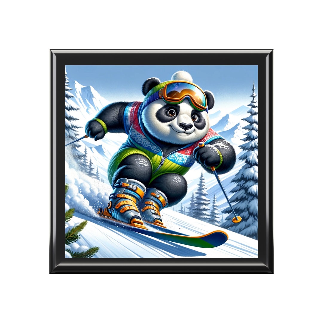 Powder Pro Panda Slopes Superstar: Jewelry Box - Etsy
