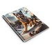Radical Paws Skateboarding Pup on the Ramp: Spiral Notebook Ruled Line ...