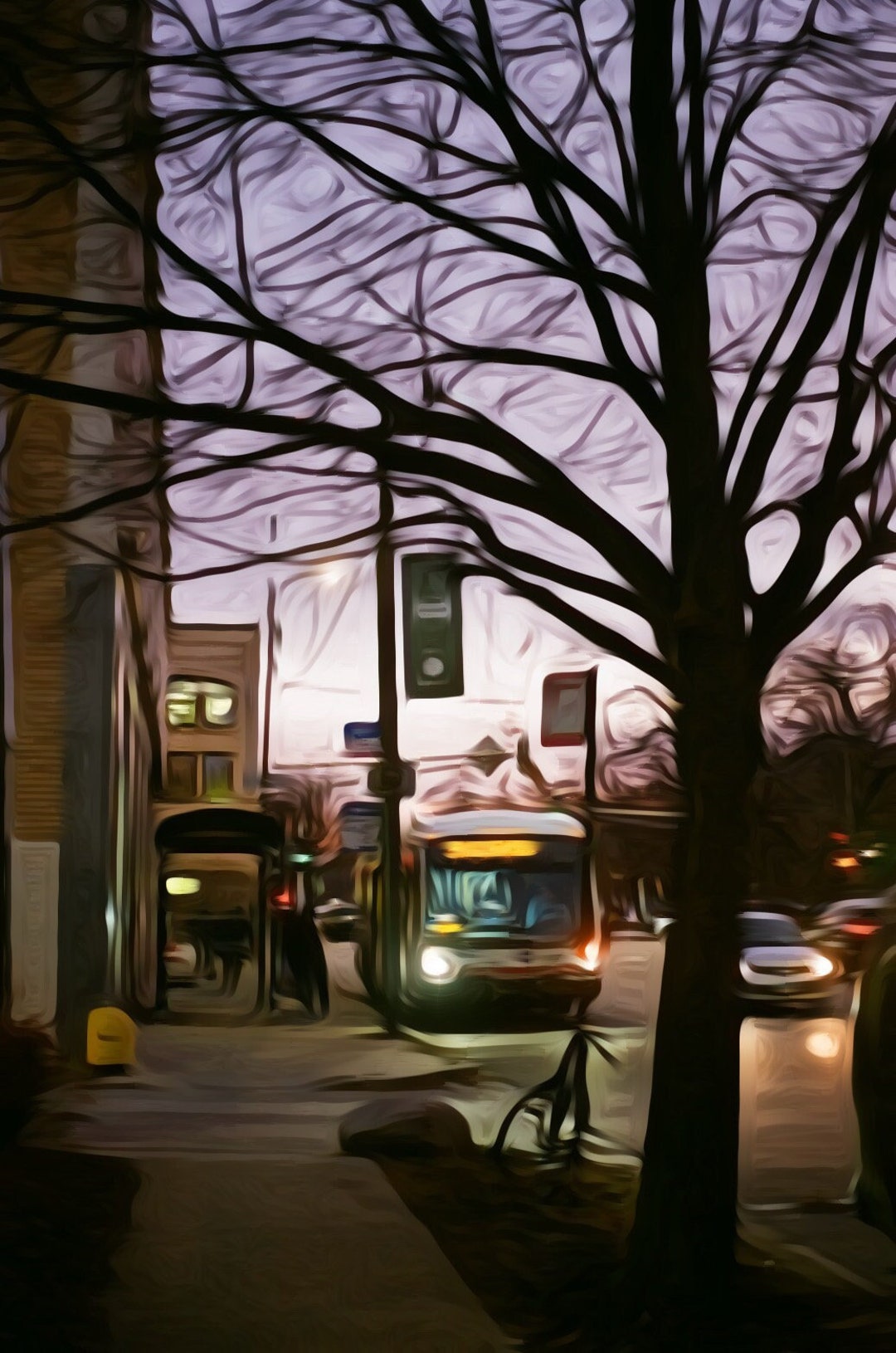 Chicago at Dusk Poster - Etsy