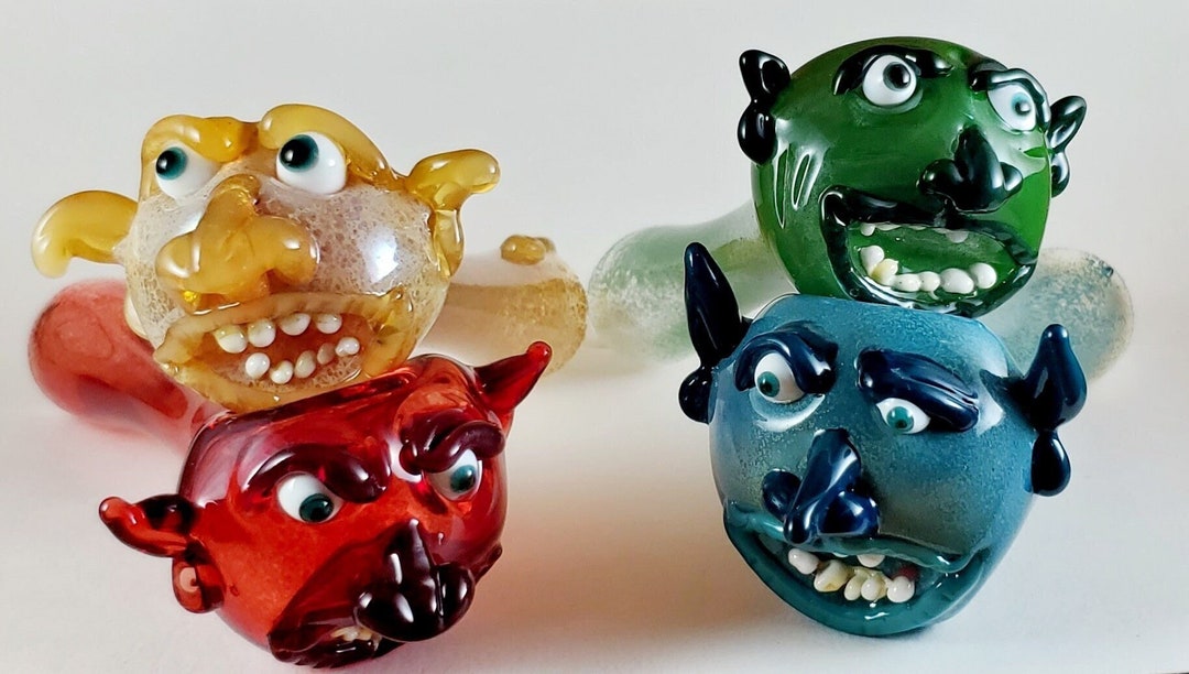 Goblin Face Pipe - Etsy