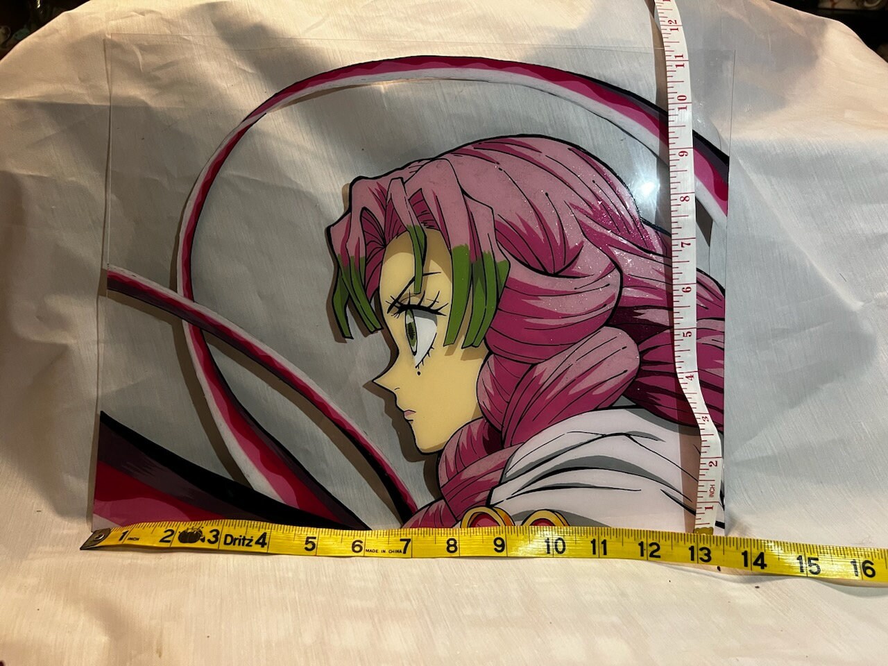 14x11 Acrylic Painting Plexiglass Anime 2A - Etsy
