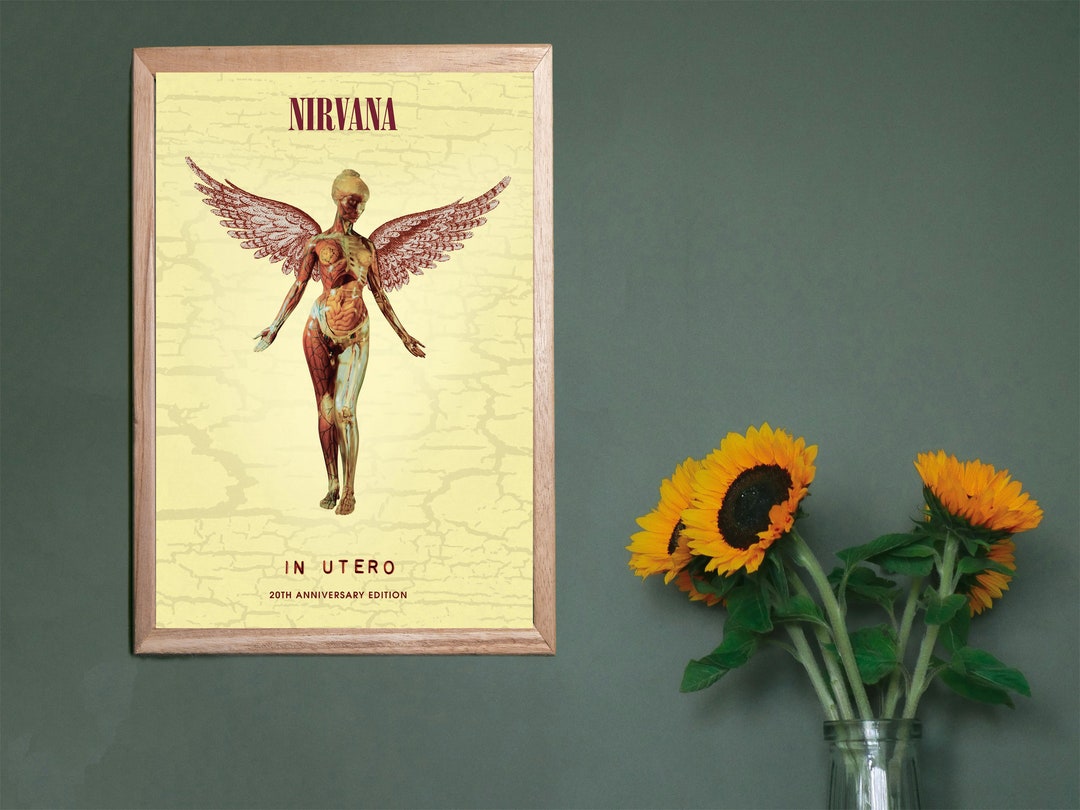 Nirvana Poster in Utero Music Album Cover Poster Fan Gift - Etsy