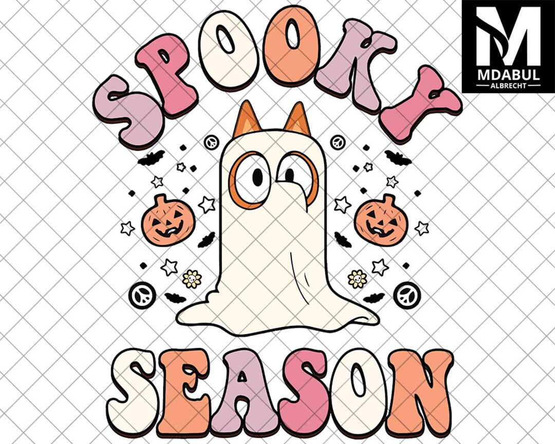Bluey Halloween PNG Designs Horror Halloween Png Bluey - Etsy