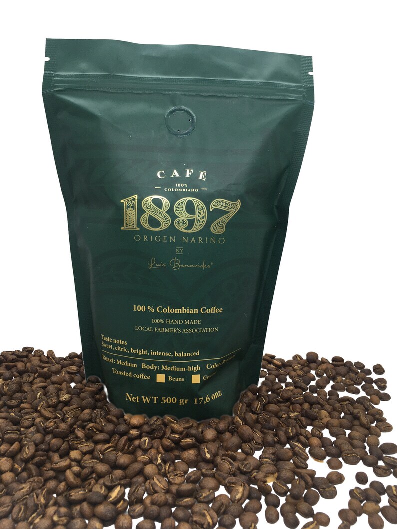 Natural Coffee Beans, Premium Colombian Coffee, Daily Use Grain Coffee ...