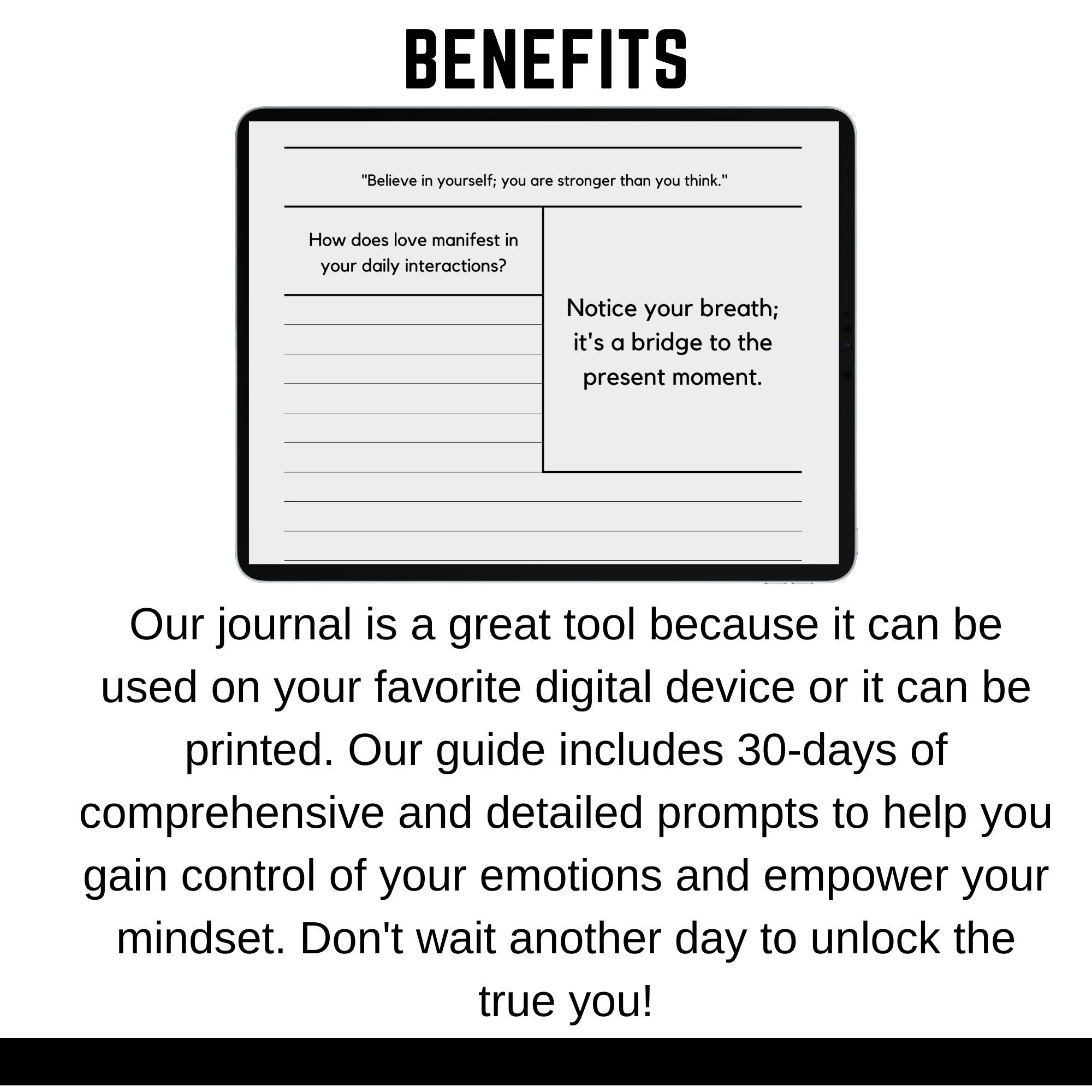 Mindful Journal for Digital Download Printable Use With Goodnotes and ...