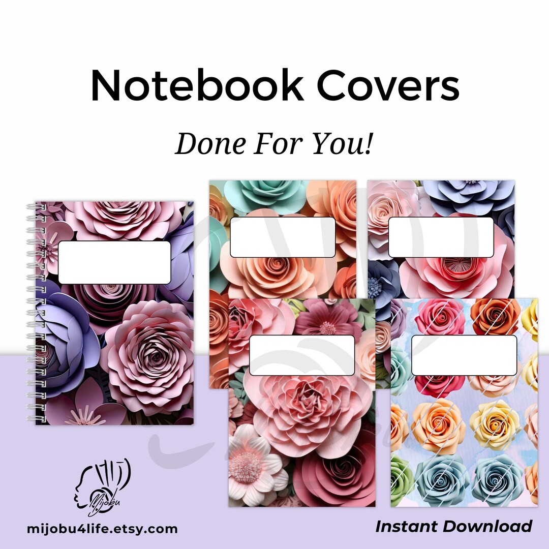 Printable Notebook Cover Goodnotes Covers Digital Notebook Cover ...