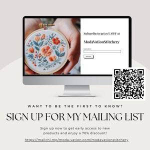 Cherry Blossom - Hand Embroidery Pattern. Satin Stitch Embroidery ...