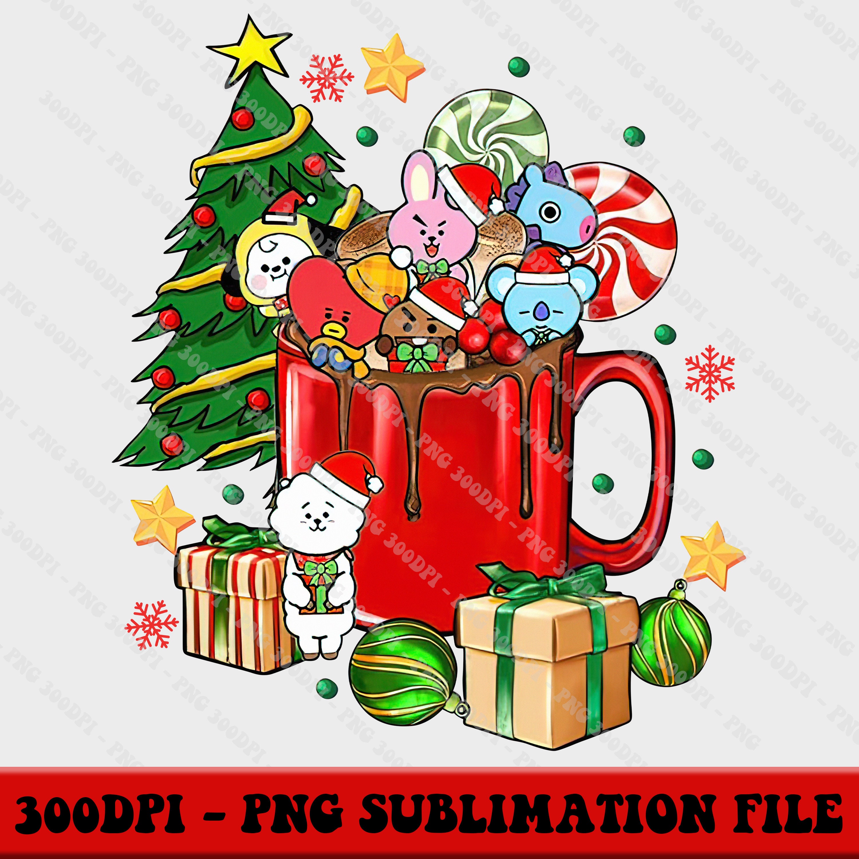 Bts Bt21 Christmas Png Bangtan Christmas Png Bts Christmas - Etsy