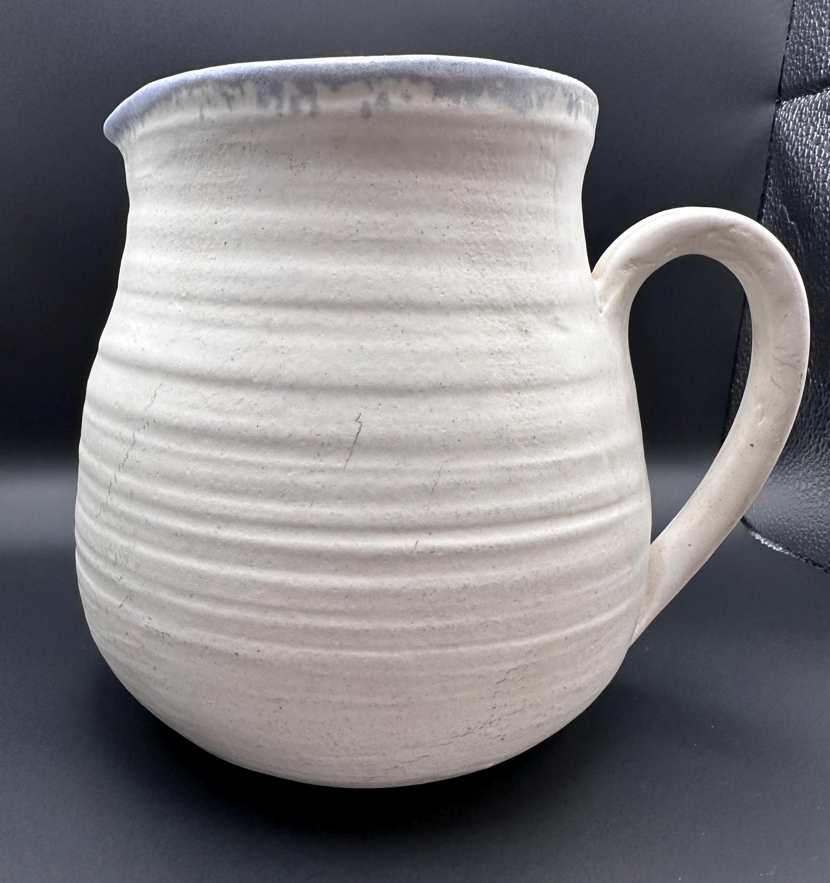 Heavy Stoneware Pitcher - Etsy