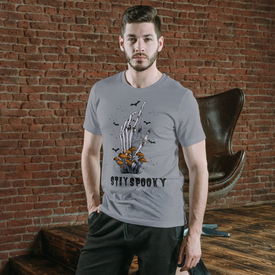 Creepy stay Spooky Skeleton Hand Tee Spooky - Etsy