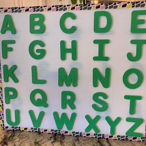 Set of 4- Complete Set-spelling to Communicate (S2C) Sensory Letter ...