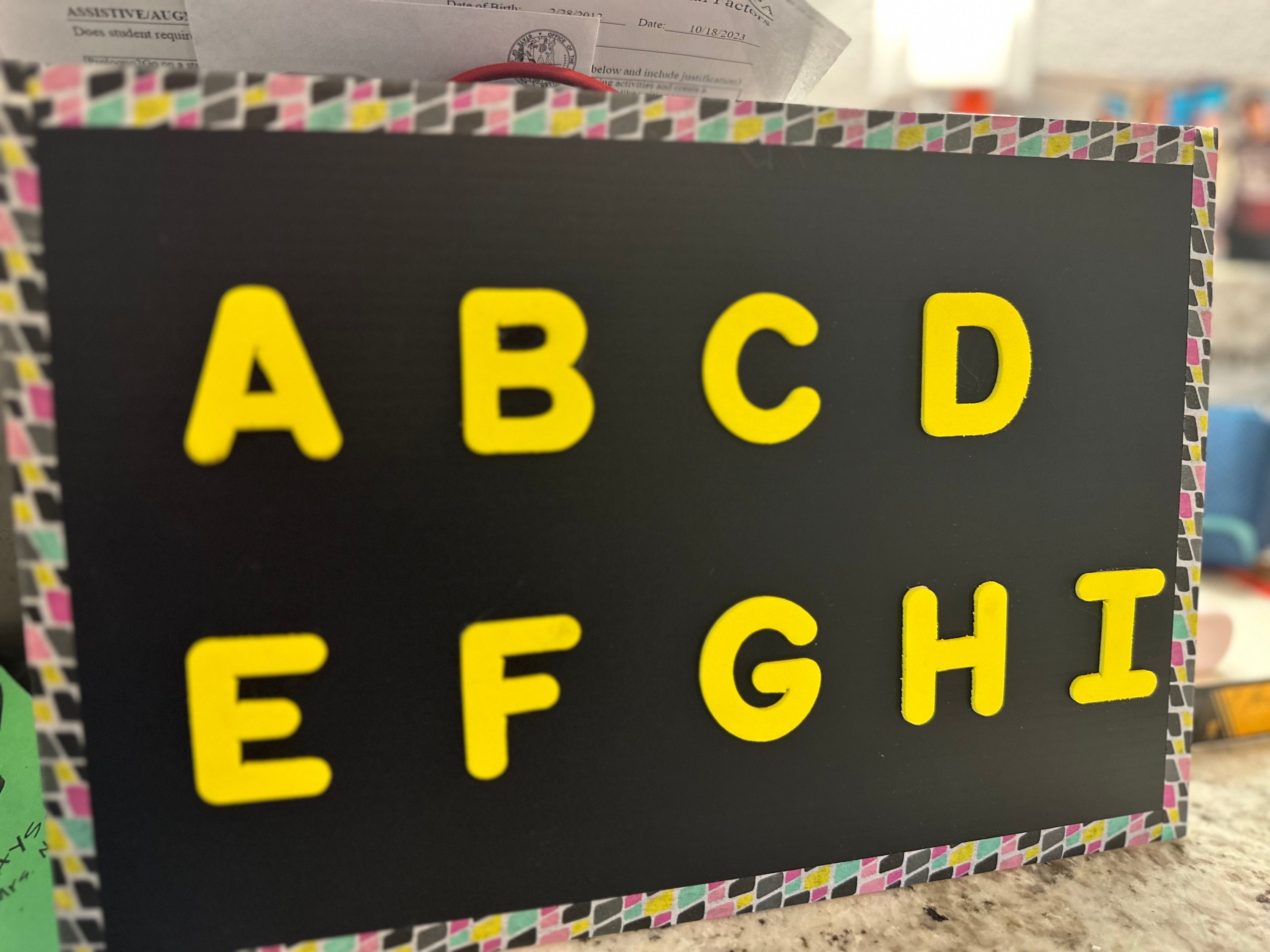 Spelling to Communicate S2C Sensory Letter-boards set of 4 Boards - Etsy