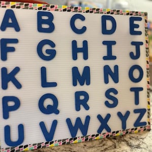 Set of 4- Complete Set-spelling to Communicate (S2C) Sensory Letter ...