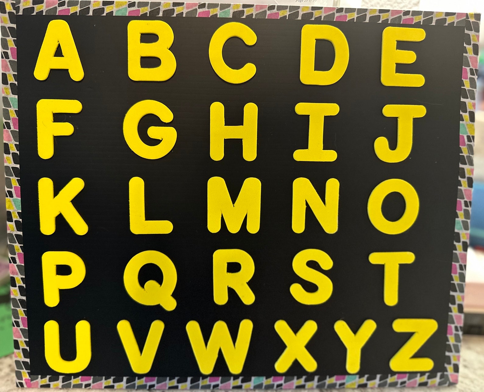 26 Alpha-numeric Board Only - Spelling to Communicate (S2C) Sensory ...