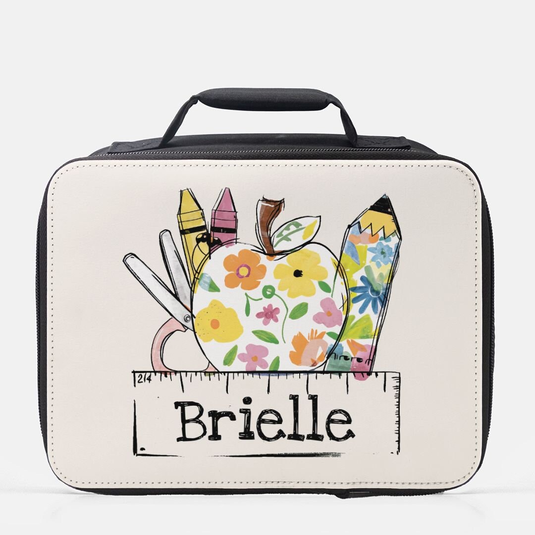 Kids Personalized Lunch Box, Custom Lunch Box, Girls Name Customized ...