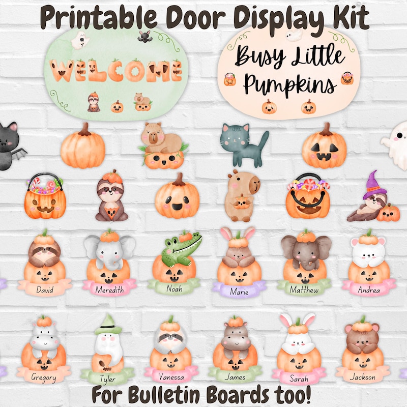 Halloween Classroom Door - Etsy