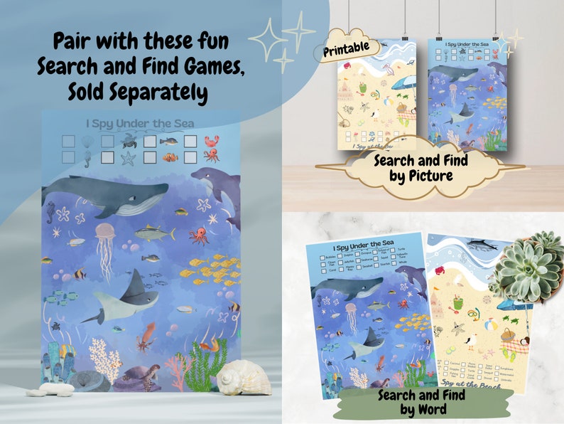 24 Ocean Creatures Flashcards, Toddler Flash Cards Preschool ...