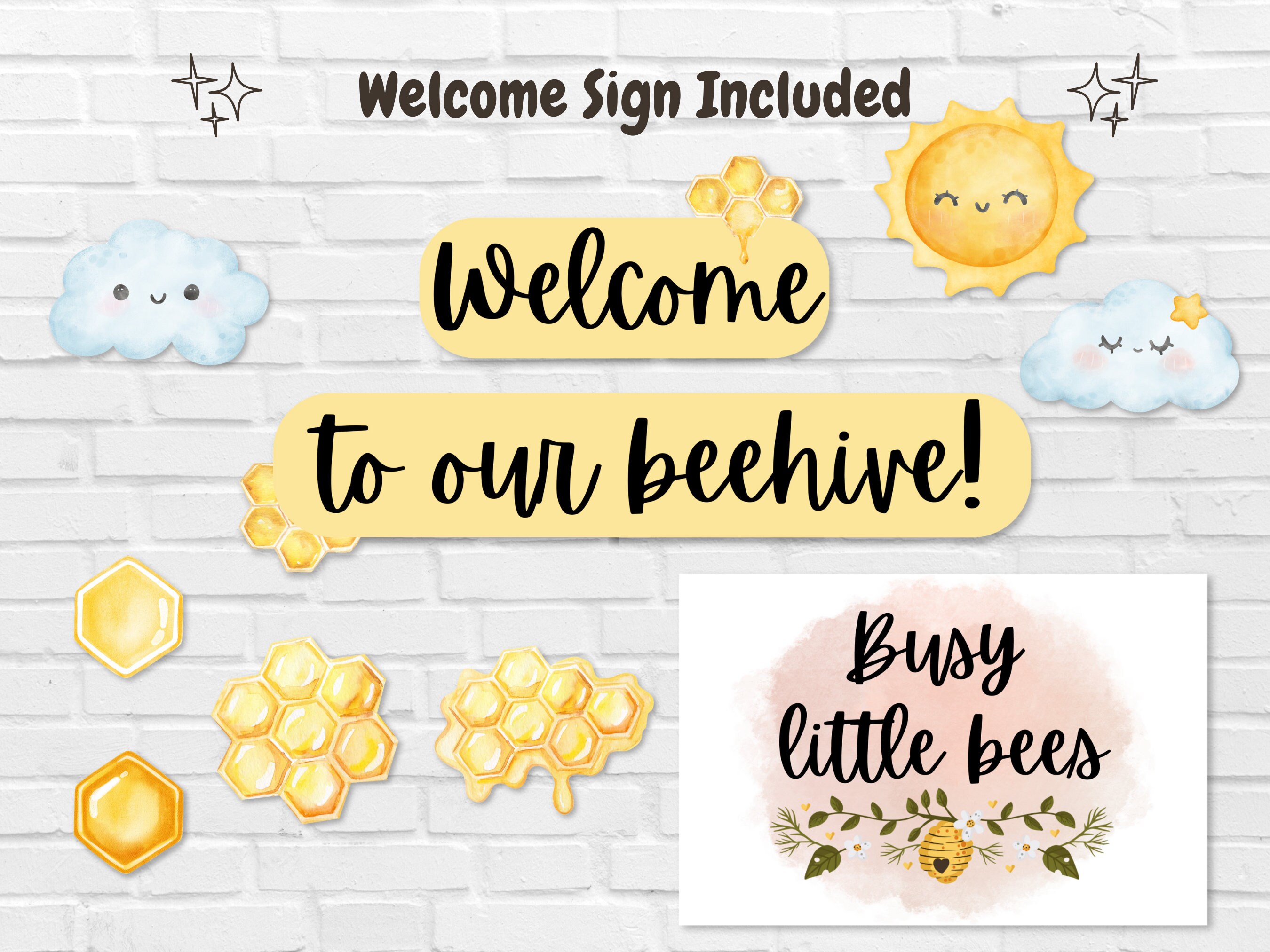 Spring Door Decor Kit, Classroom Door Display, Summer Bulletin Board ...