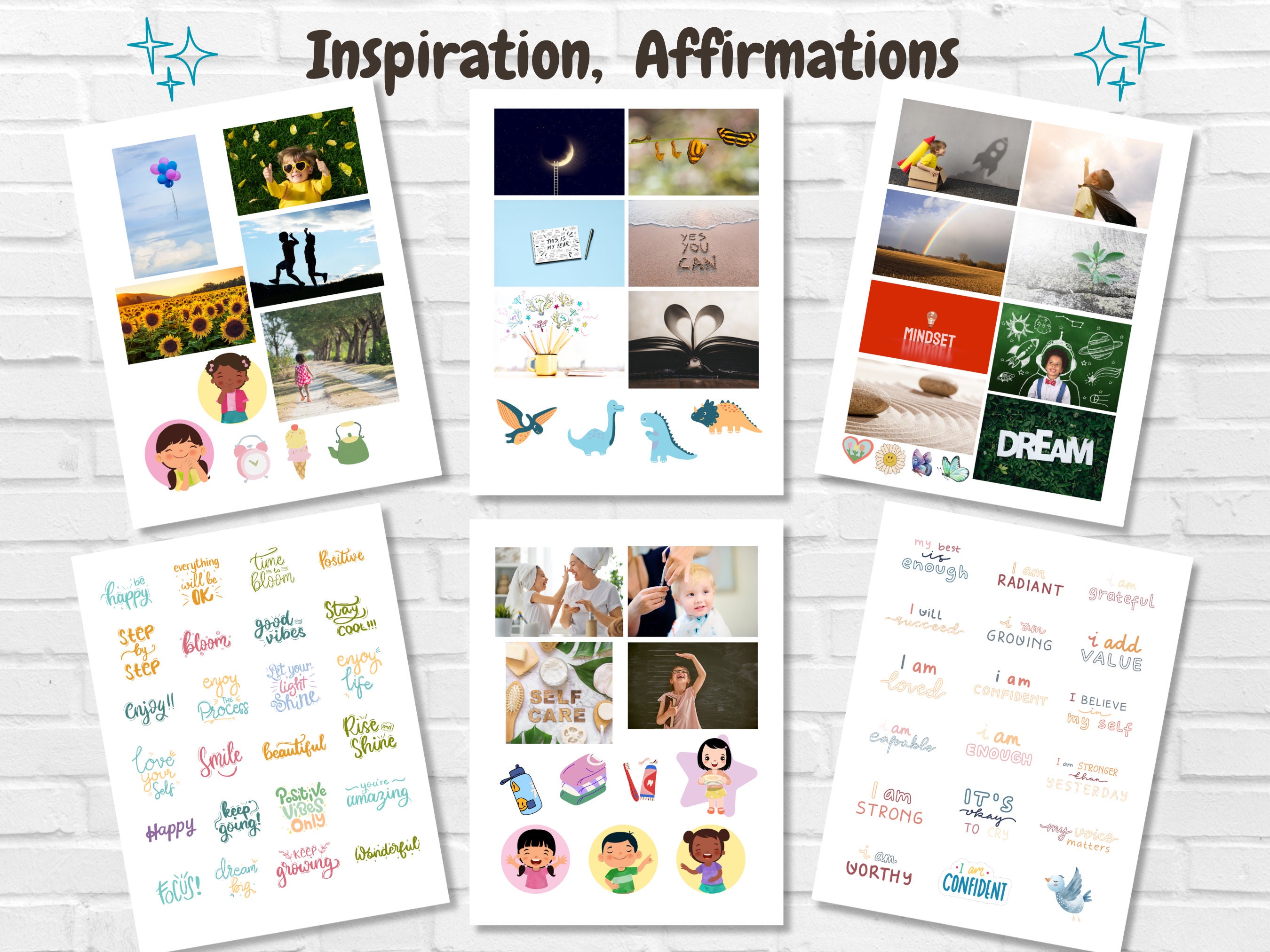 Vision Board Kit, Kids Dream Board, Mood Board Party, Manifestation ...