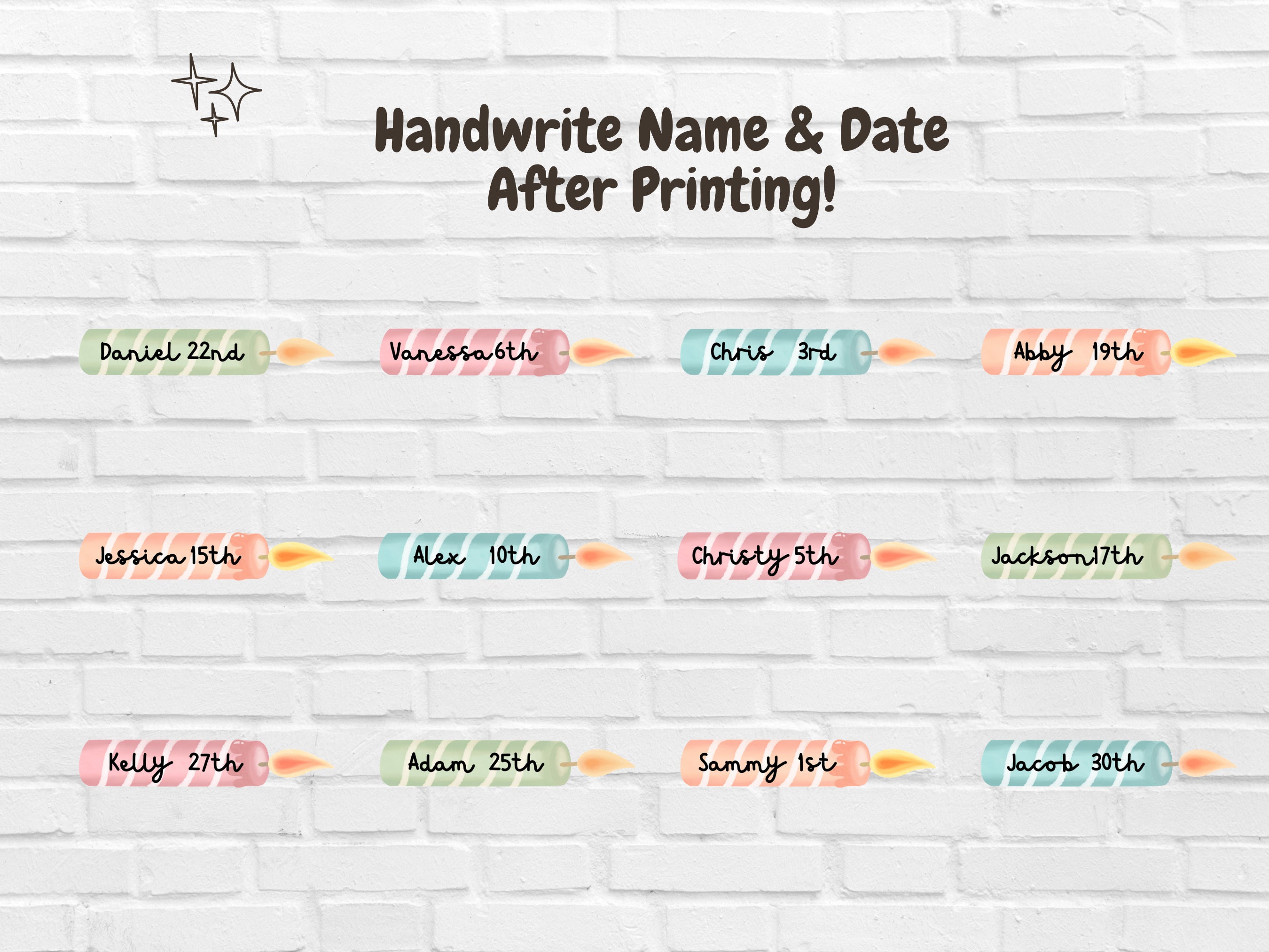 Boho Classroom Birthday, Classroom Birthday Display, Classroom Birthday ...