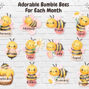 Bumble Bee Classroom Birthday, Classroom Birthday Display, Classroom ...
