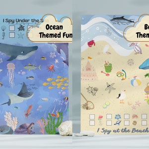 Kids Activities I Spy Search and Find Bundle, Search and Find Bundle ...