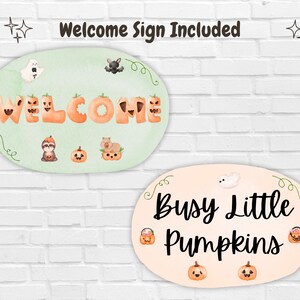 Fall Classroom Door Decor, Halloween Classroom Decor, Pumpkin Bulletin ...