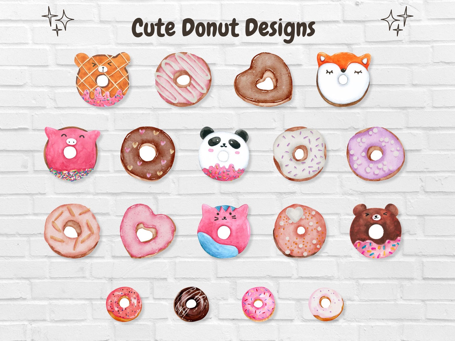 Donut Door Decor Kit, Classroom Door Display, Colorful Bulletin Board ...