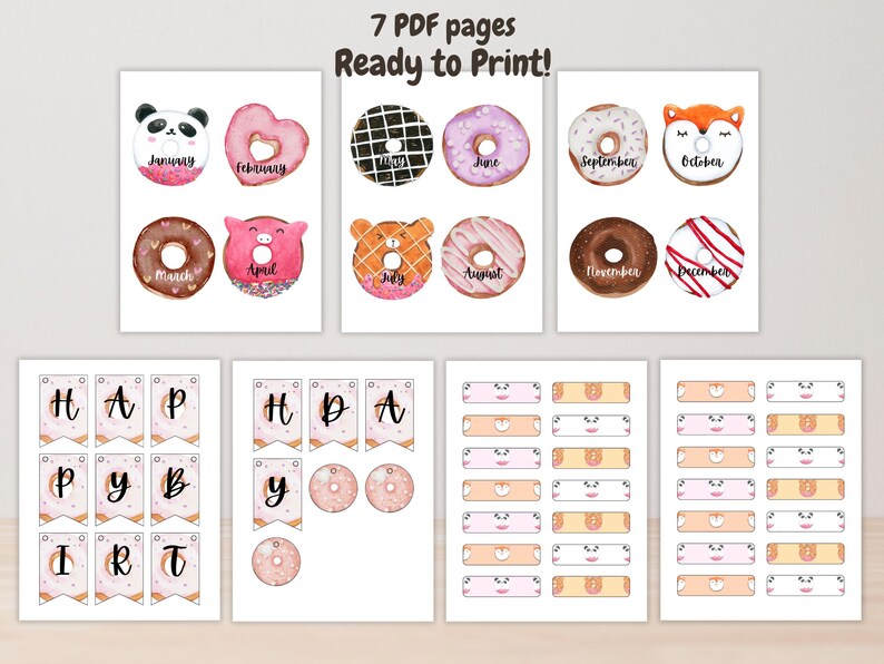 Donut Classroom Birthday, Boho Classroom Birthday Display, Classroom ...