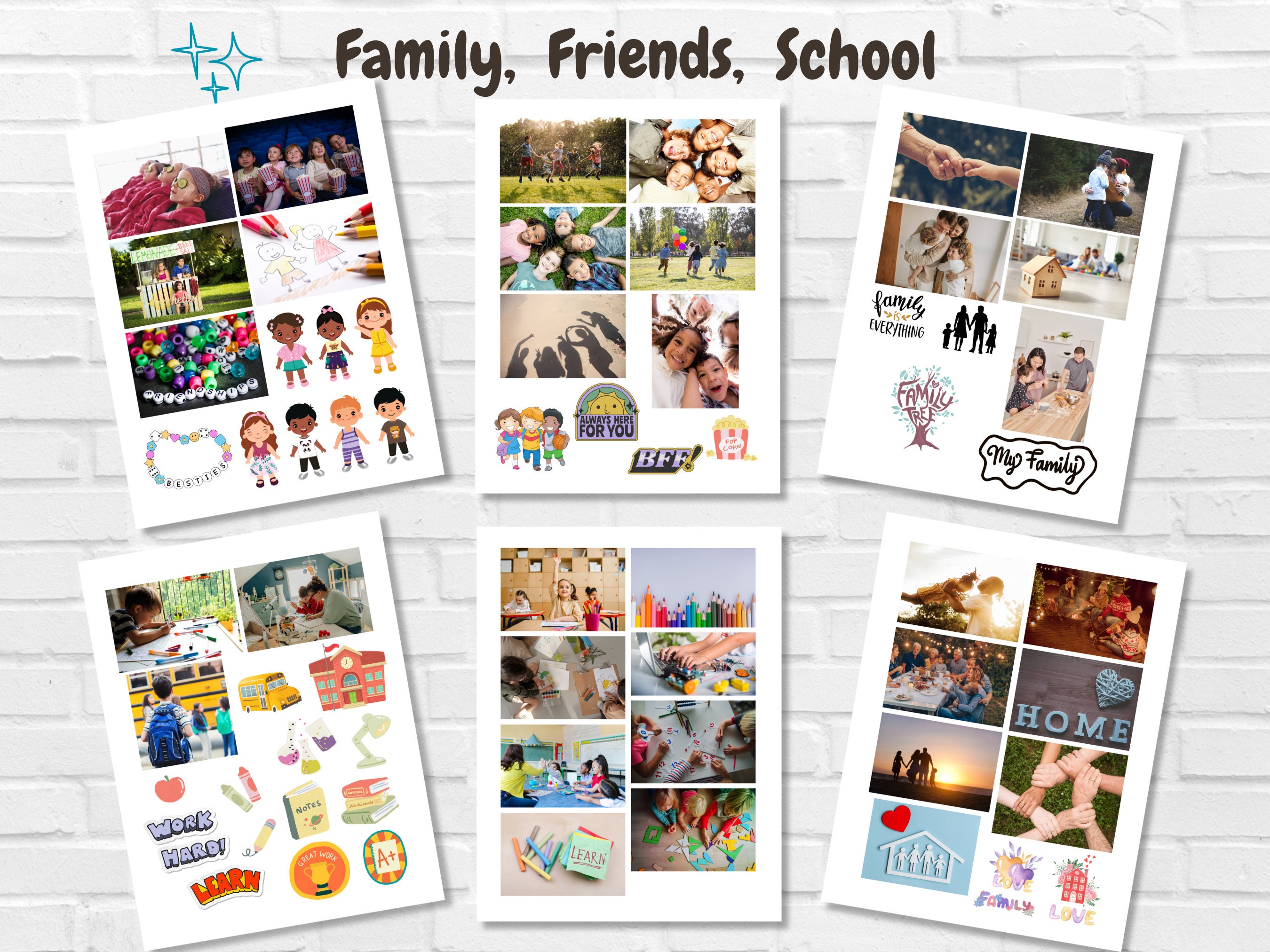 Vision Board Kit, Kids Dream Board, Mood Board Party, Manifestation ...