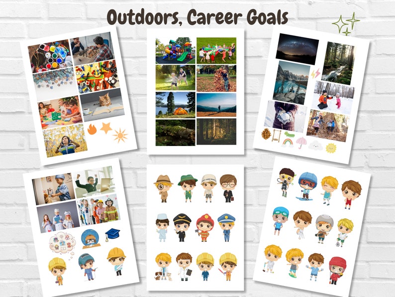 Boys Vision Board Kit, Kids Dream Board, Mood Board Party ...