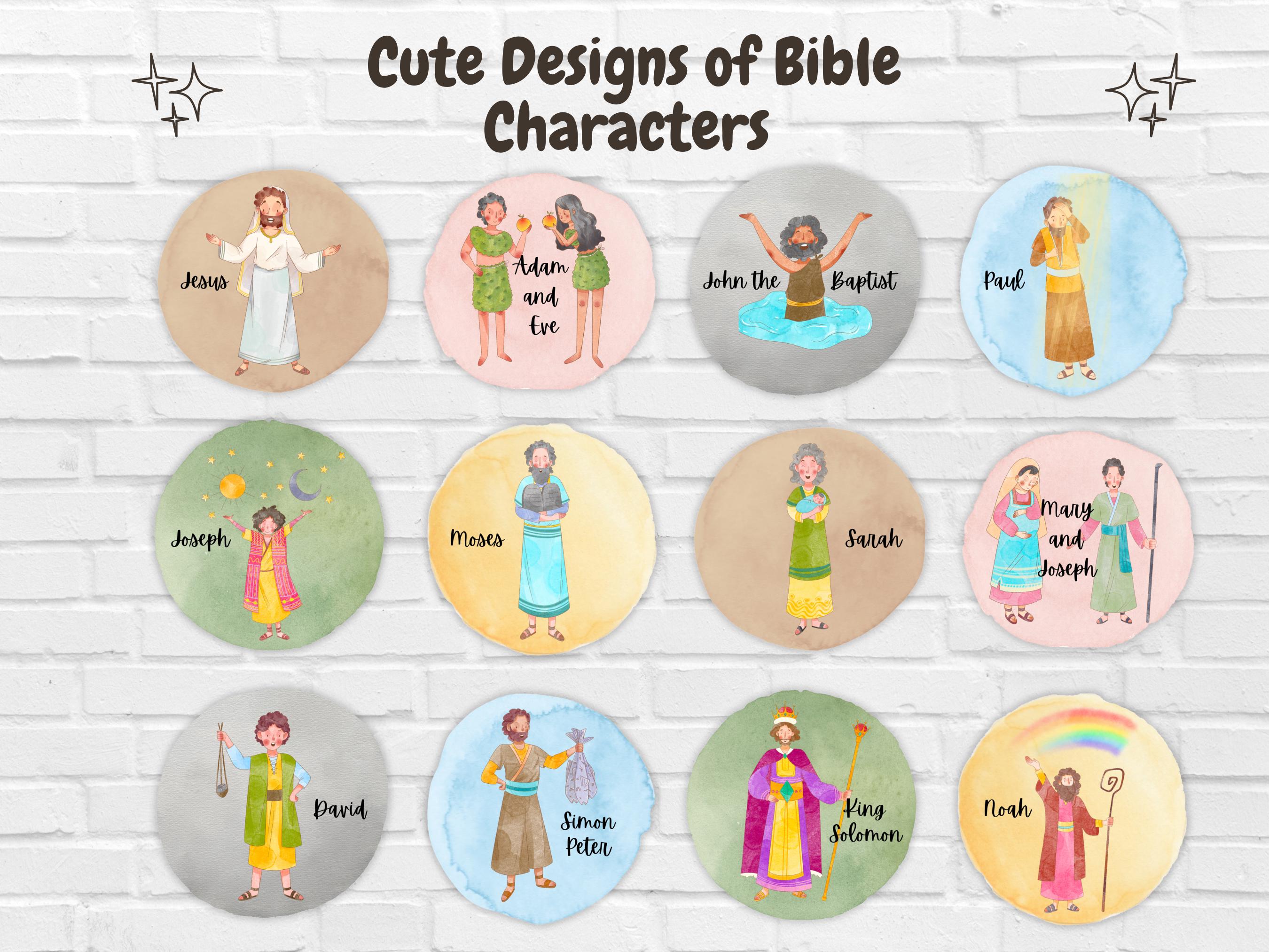 Sunday School Decorations, Christian Bulletin Board, Bible Heroes ...