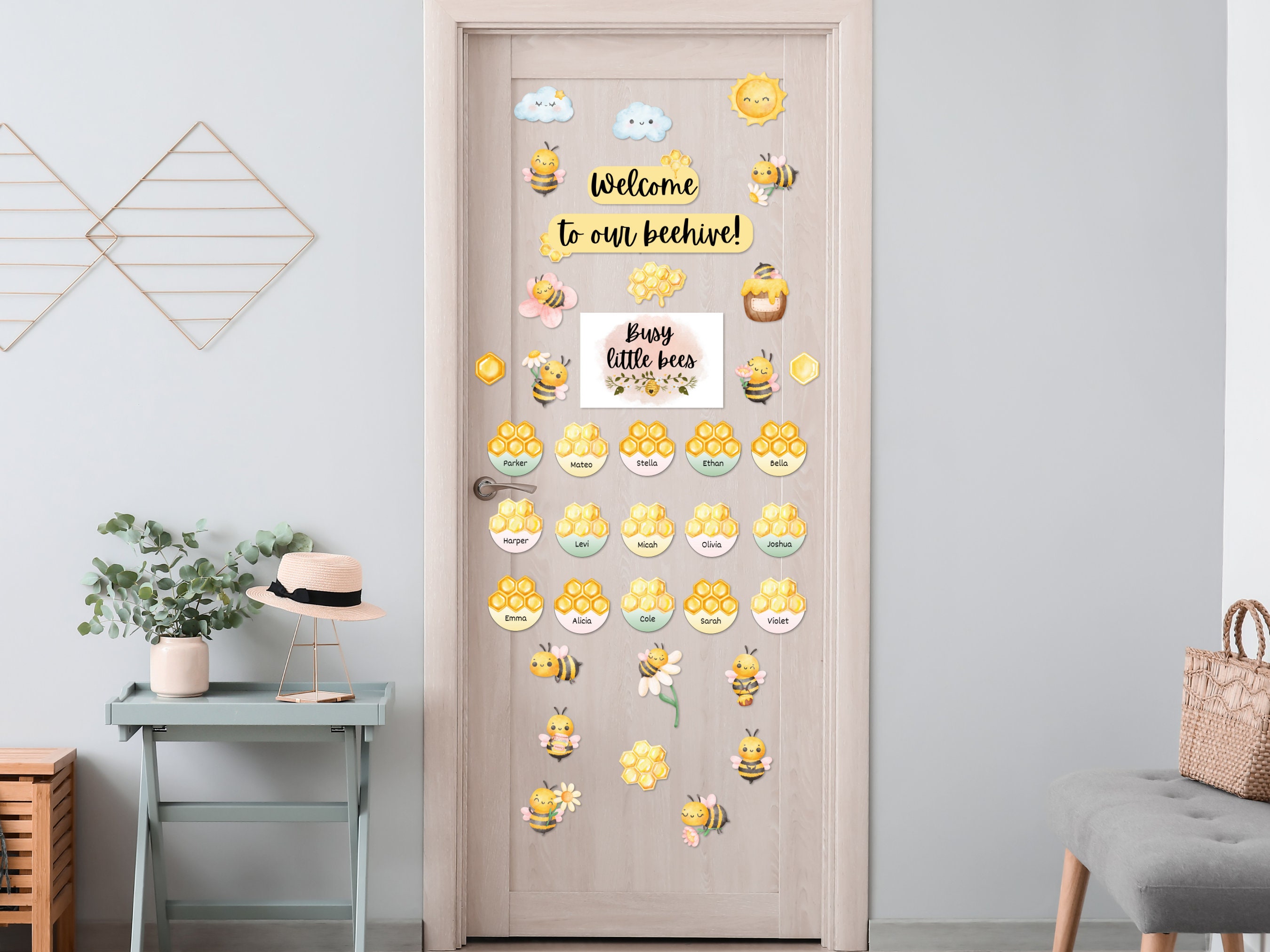 Spring Door Decor Kit, Classroom Door Display, Summer Bulletin Board ...