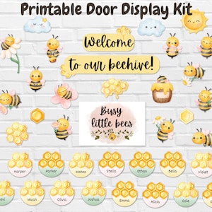 Bumble Bee Alphabet Classroom Decor Class Decor Set Classroom Wall ...