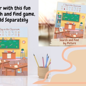 Classroom Scavenger Hunt Game, School Theme Kids Activity, Printable ...
