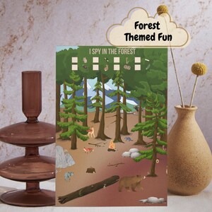 Kids Activities I Spy Search and Find by Picture, Forest and Winter ...