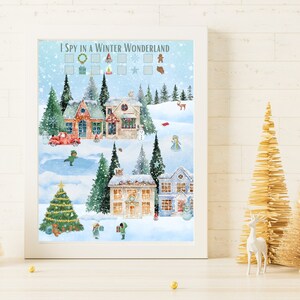 Christmas Winter I Spy Search and Find Activity, Winter Kids Activity ...