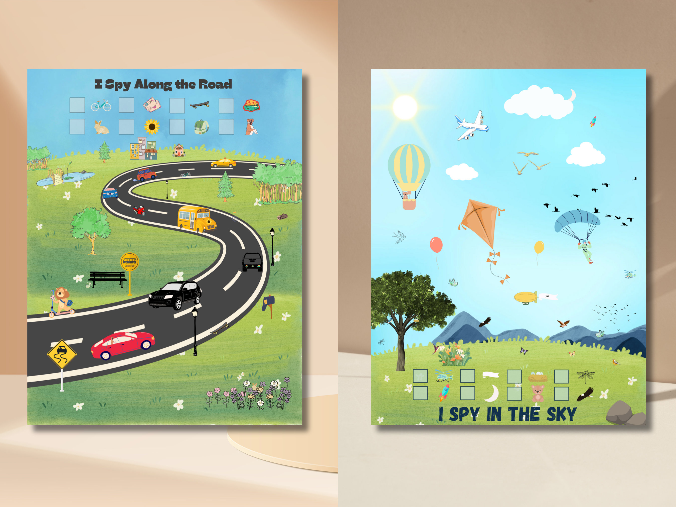 Kids Activities I Spy Search and Find Bundle, Search and Find Bundle ...