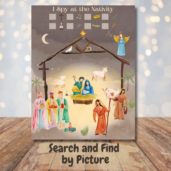 Nativity Printable - Etsy