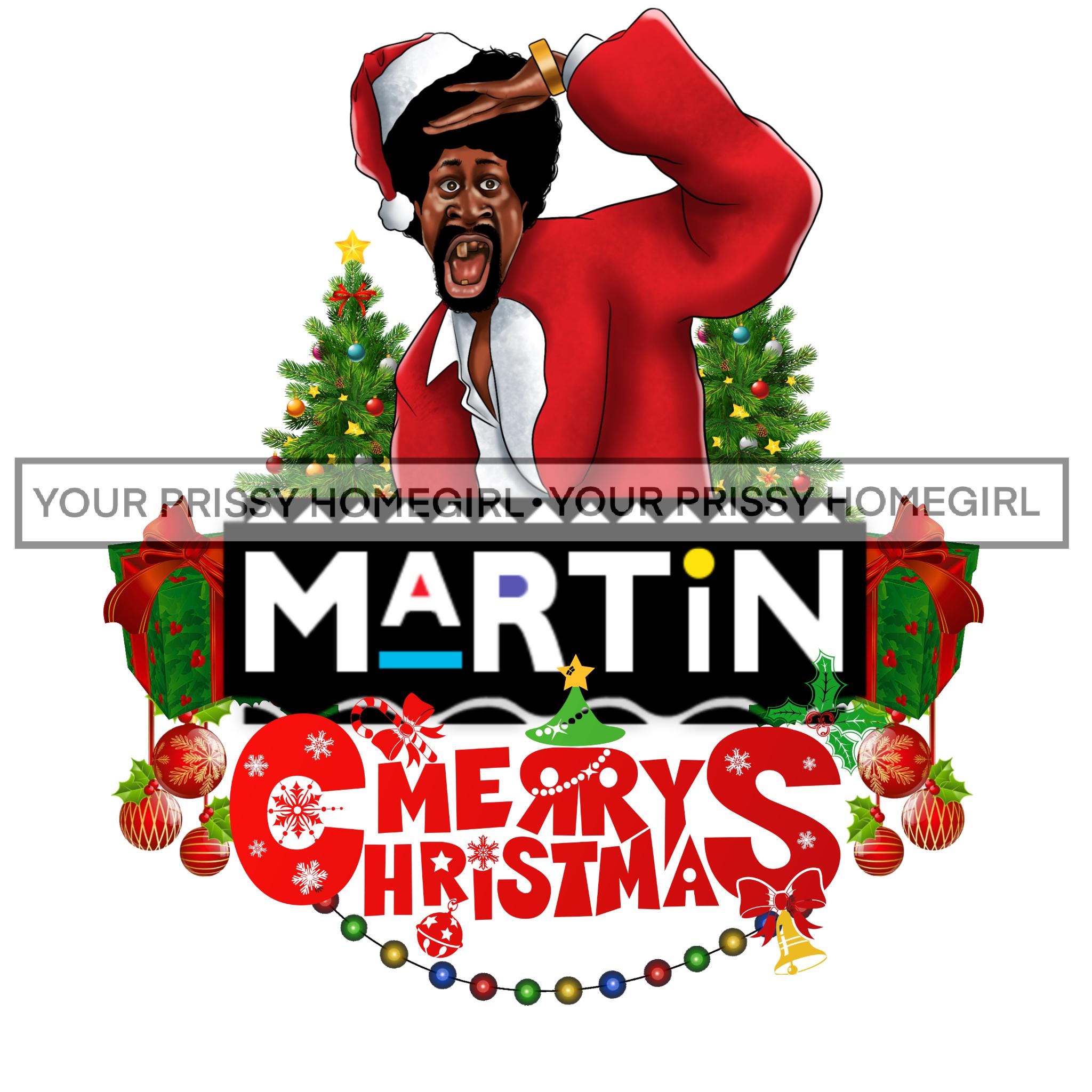 Merry Christmas From Martin Jerome PNG, Sublimation, Dtf, Vinyl, Martin ...