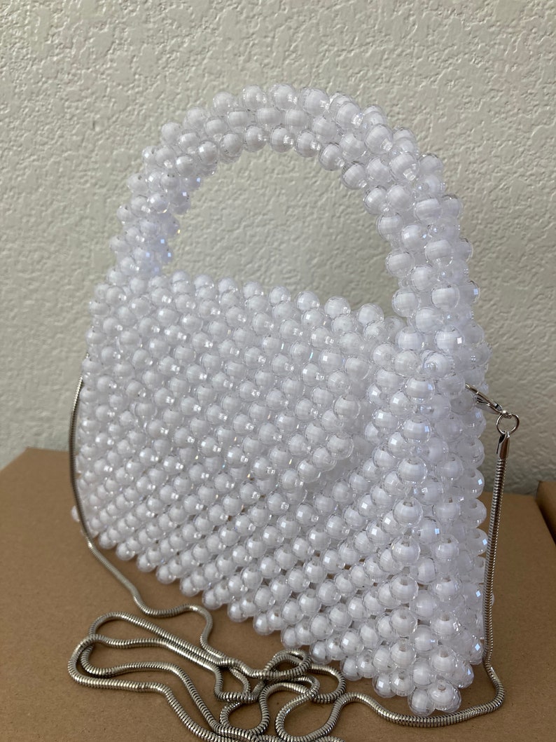 Crystal Pink Handmade Beaded Purse - Etsy