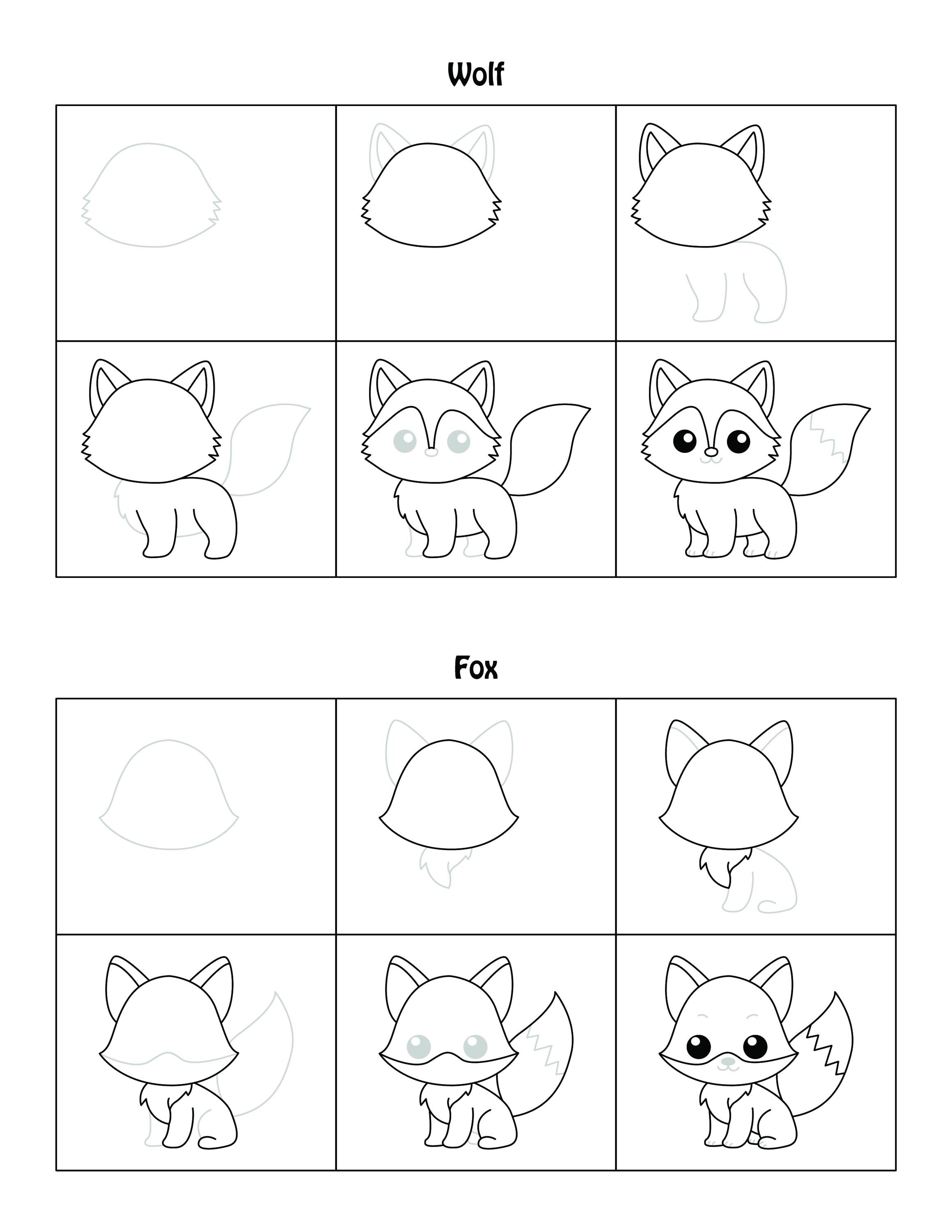 How to Draw Everything: A Book With Step-by-step Guide and Practice ...