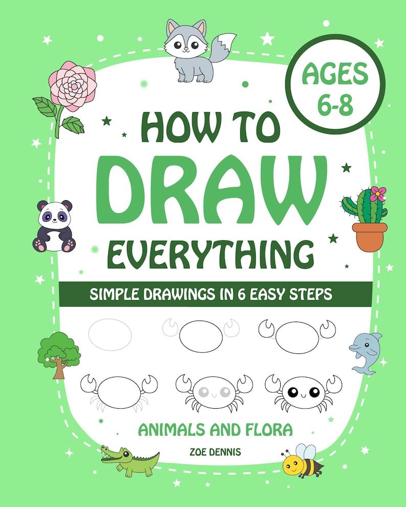 How to Draw Everything: A Book With Step-by-step Guide and Practice ...