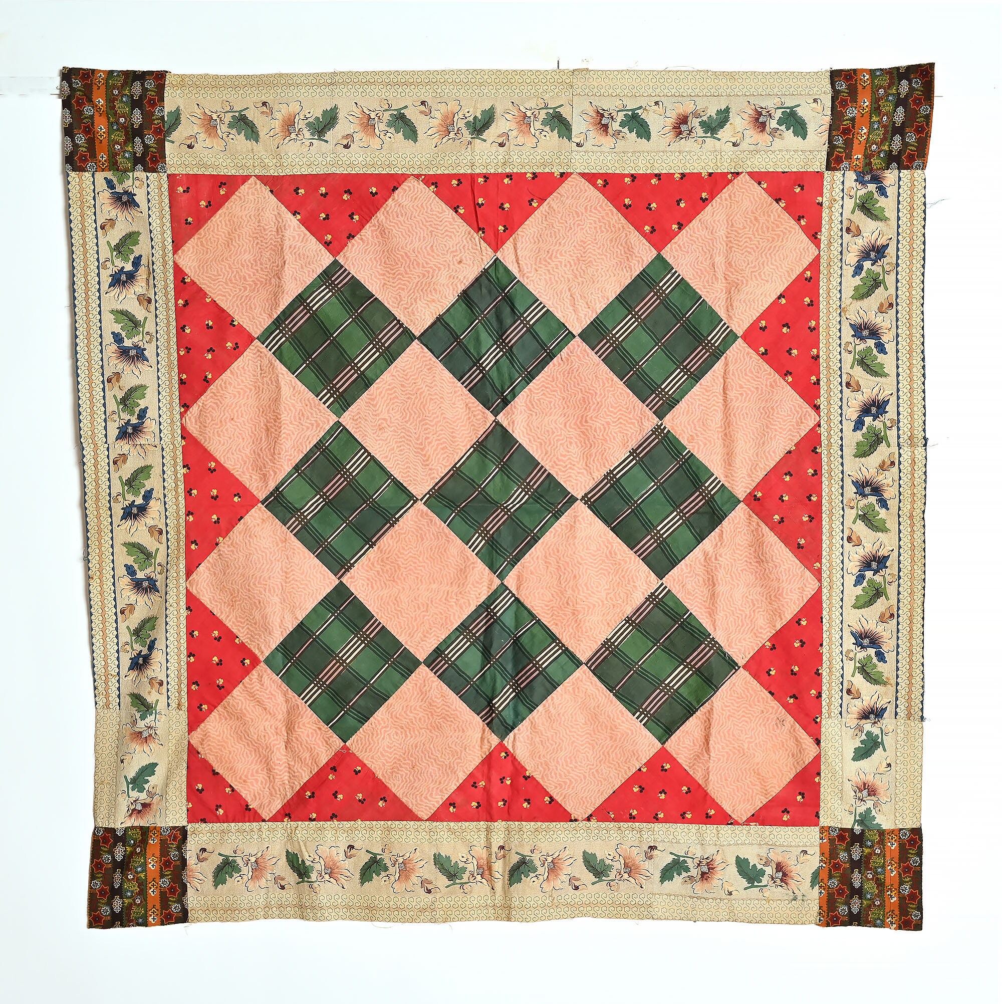 1800's One Patch Crib Quilt Top - Etsy