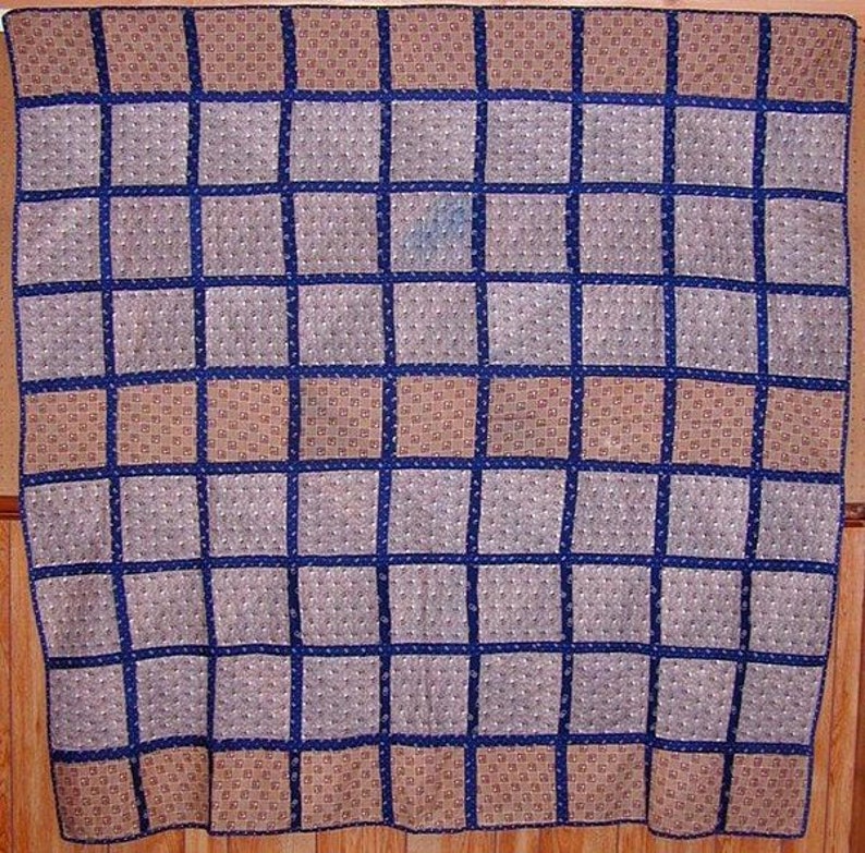 Vintage Strip Triangles Quilt - Etsy