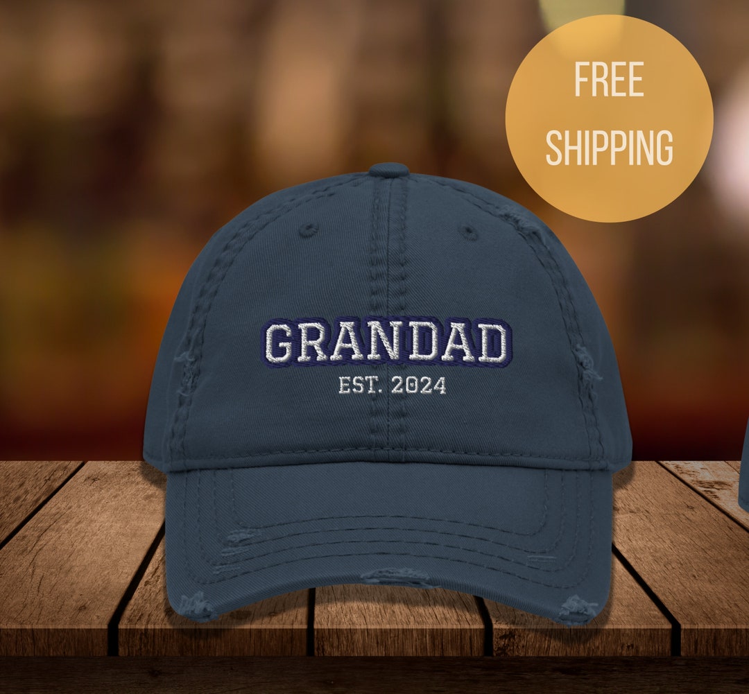 Custom Embroidered Grandad Hat for Grandparent, New Grandpa Gift ...