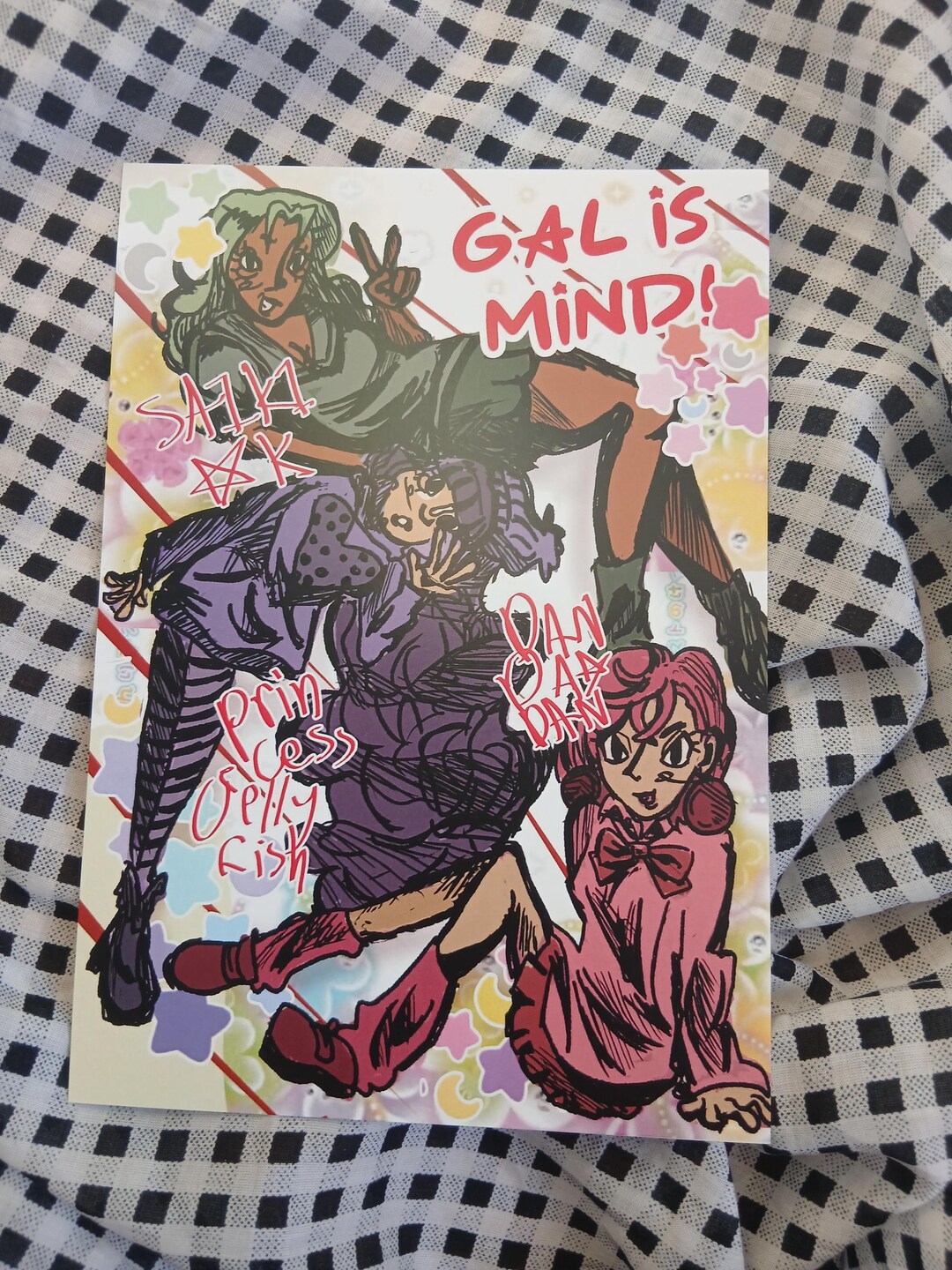 Princess Jellyfish Saiki K Dandadan Gyaru ART Print - Etsy